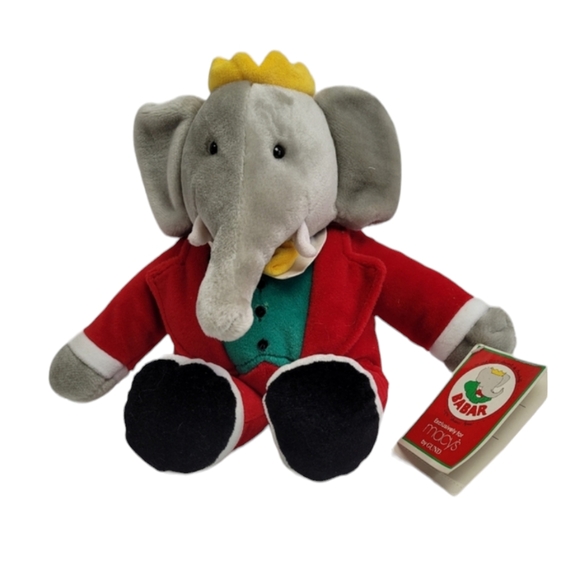 Gund | Toys | Vintage 988 Babar Plush Elephant Macys Exclusive By Gund ...